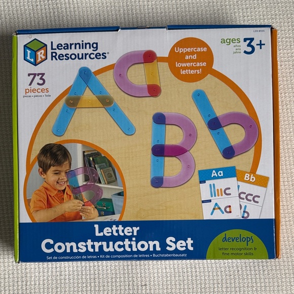 Learning Resources | Other | Learning Resources Letter Construction Kit ...